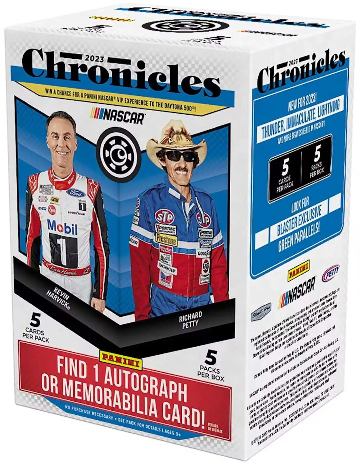 NASCAR Panini 2023 Chronicles Racing Trading Card BLASTER Box 5 Packs ...