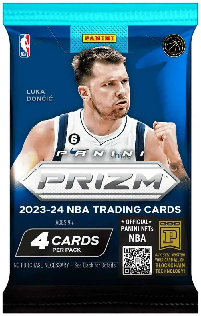 NBA Panini 2023-24 Prizm Basketball Trading Card RETAIL Pack 4 Cards ...