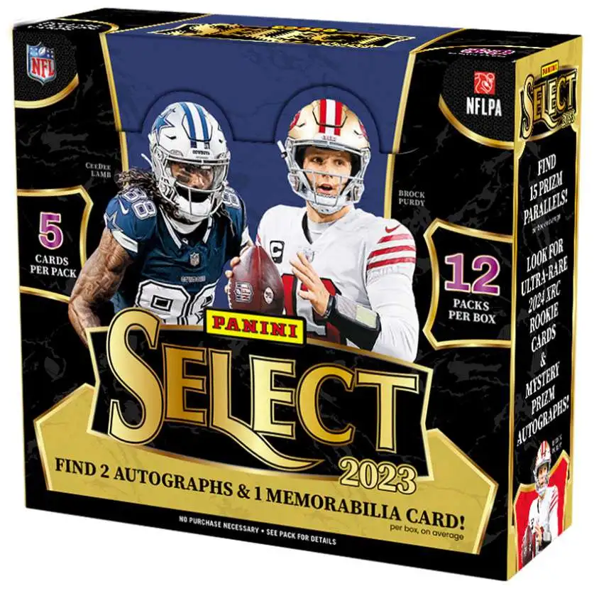 NFL Panini 2023 Select Football Trading Card HOBBY Box 12 Packs - ToyWiz