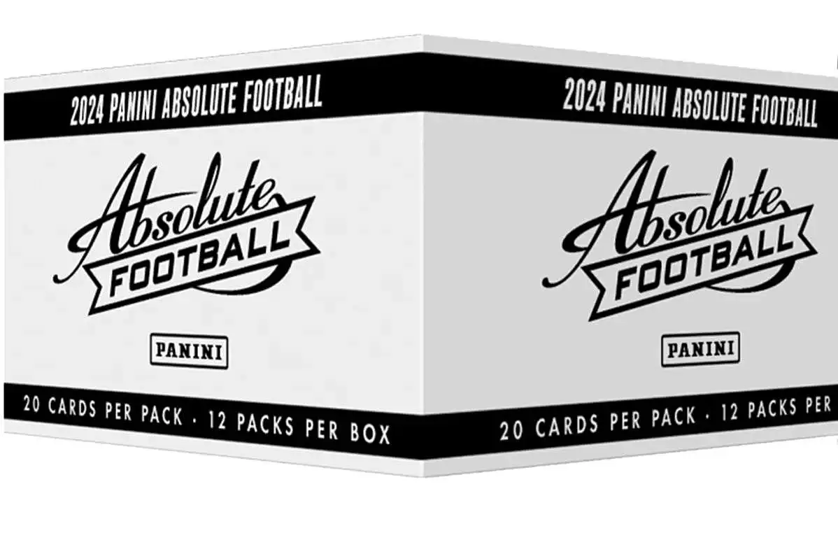NFL Panini 2024 Absolute Football Trading Card VALUE Box 12 FAT Packs ...