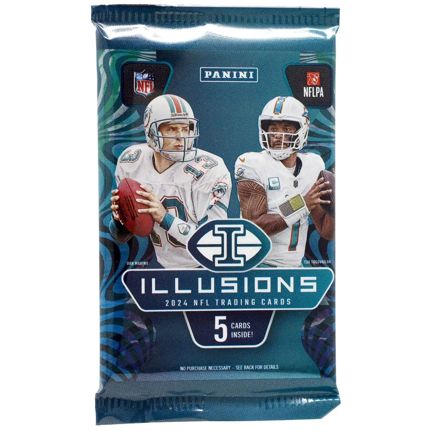 NFL 2024 Illusions Football Trading Card HOBBY Pack 5 Cards Panini - ToyWiz