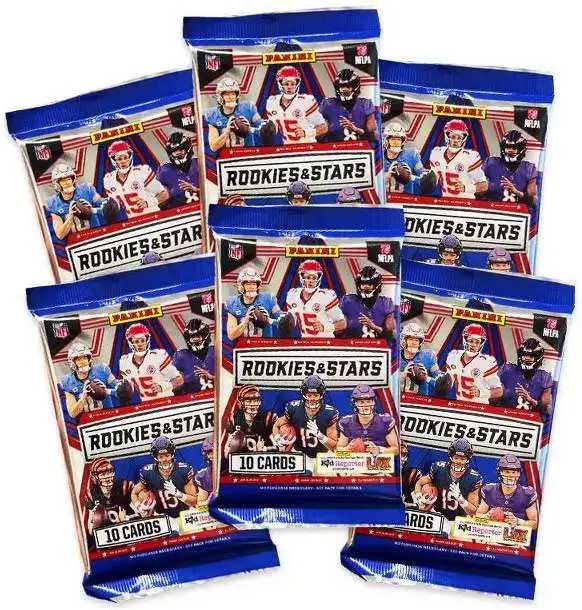 NFL Panini 2024 Rookies Stars Football Trading Card LONGEVITY Box 60 ...