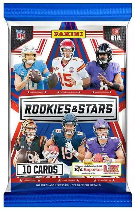 NFL Panini 2024 Rookies Stars Football Trading Card RETAIL Box 24 Packs ...
