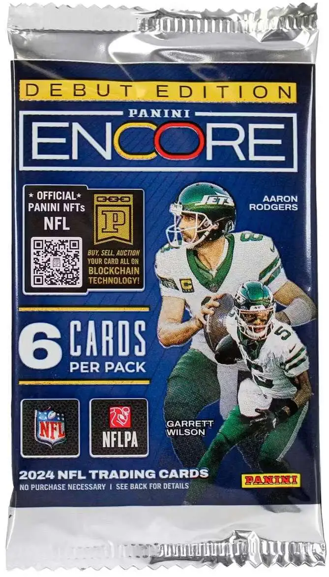 NFL Panini 2024 Encore Football Trading Card HOBBY Pack 6 Cards - ToyWiz