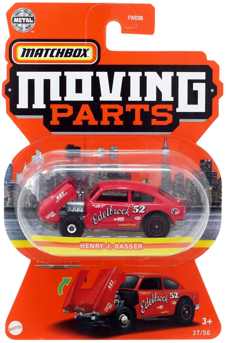 Matchbox Moving Parts Henry J. Gasser 164 Diecast Vehicle Mattel Toys - ToyWiz