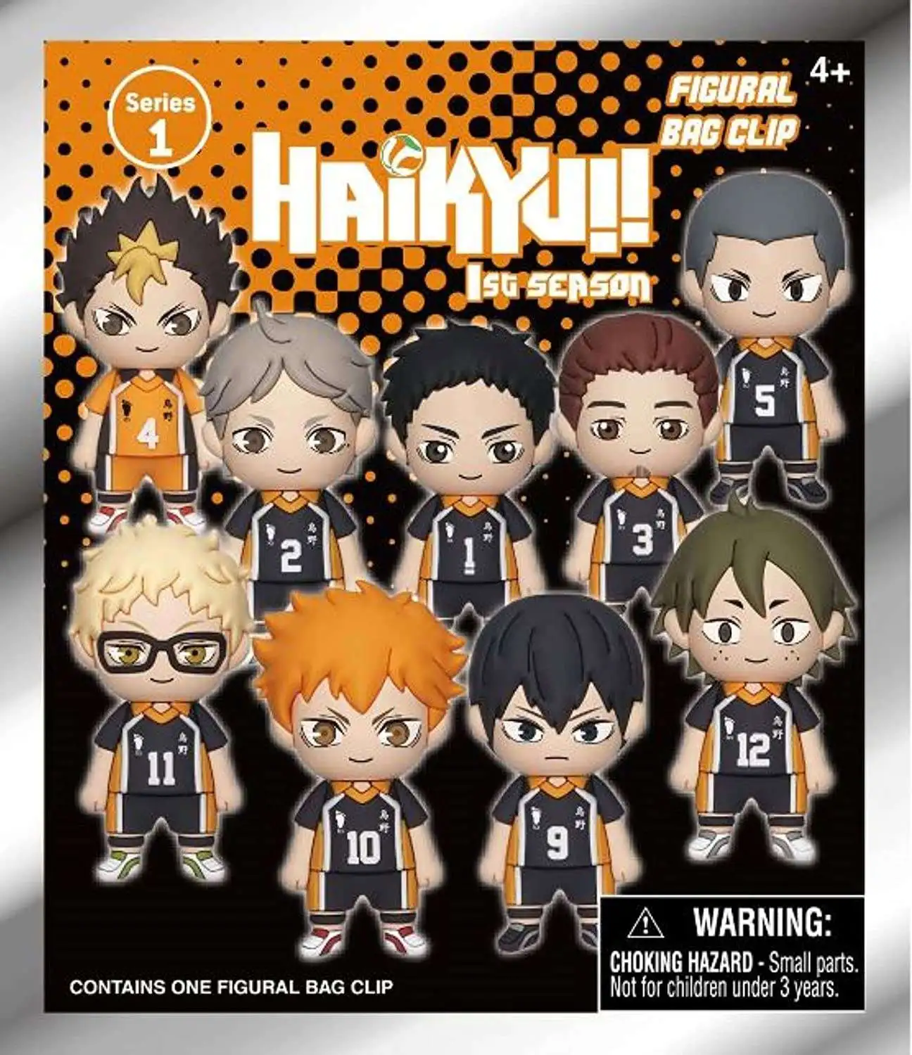 Haikyu 3D Figural Foam Bag Clip Series 2 Haikyu Mystery Box 24 Packs ...
