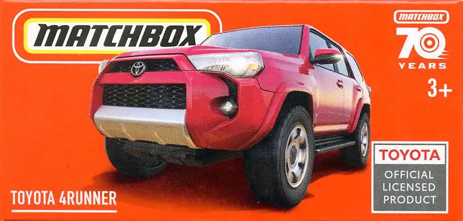 Matchbox Drive Your Adventure Toyota 4Runner Diecast Car Red, Damaged ...