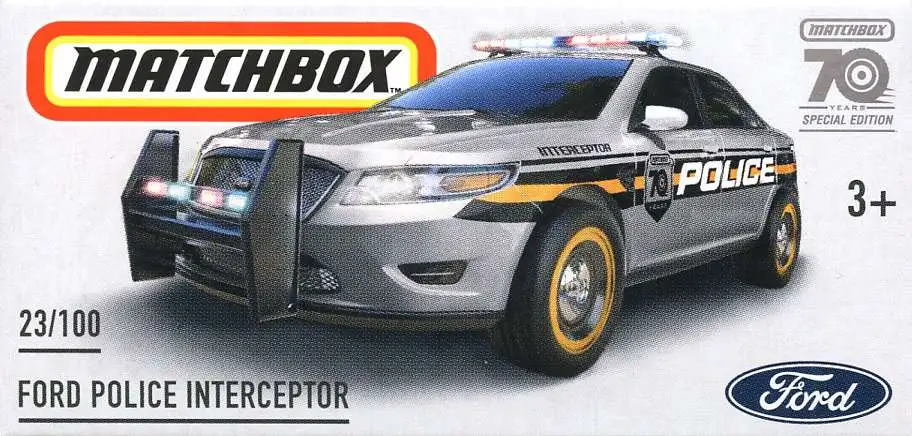 Matchbox Drive Your Adventure Ford Police Interceptor Diecast Car ...