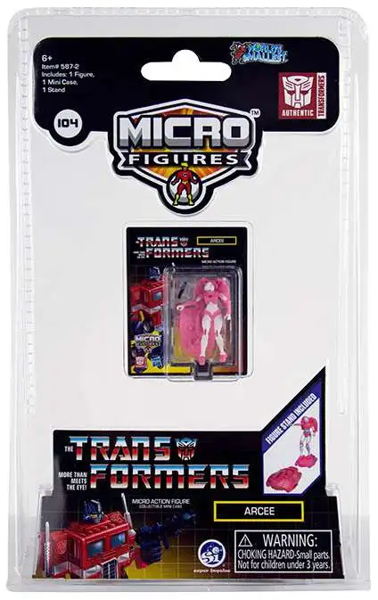 Worlds Smallest Transformers Series 2 Arcee Micro Figure Super Impulse Toywiz
