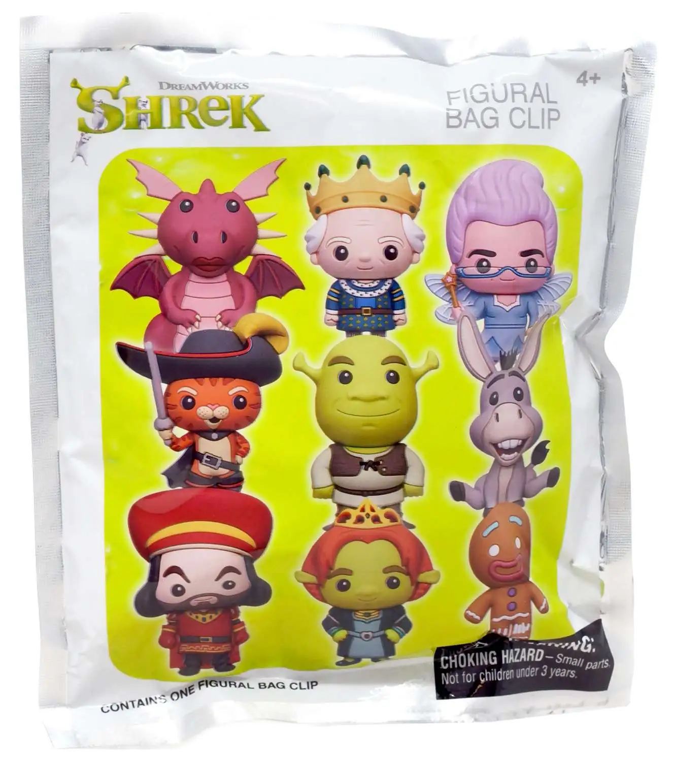 Shrek 3D Figural Foam Bag Clip Shrek Series 1 Mystery Pack 1 RANDOM ...