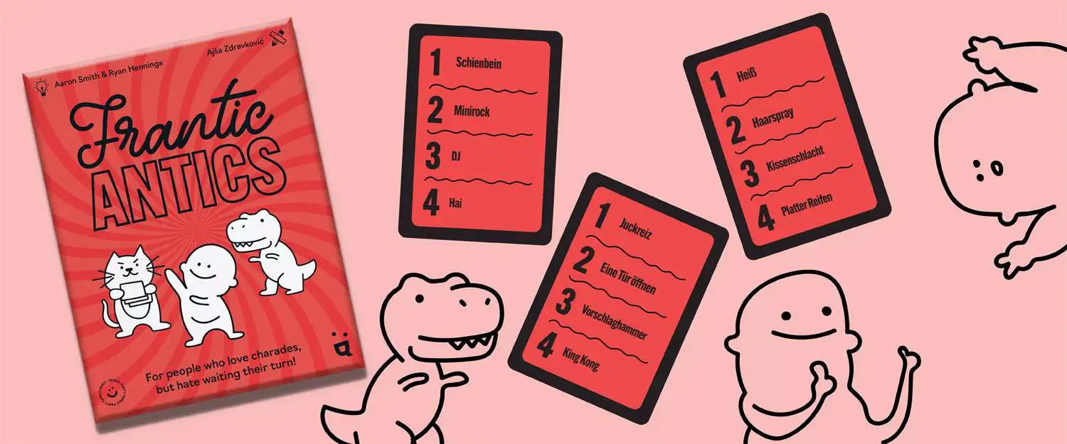 Frantic Antics Frantic Antics Card Game Asmodee - ToyWiz