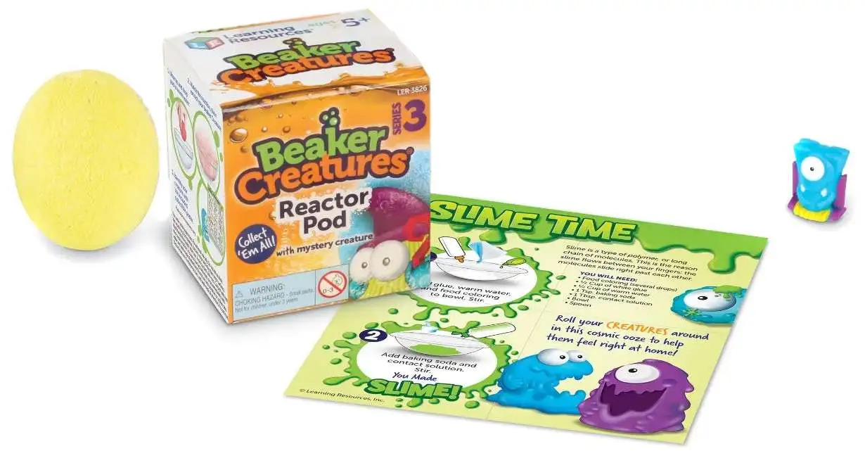 Beaker Creatures Series 3 Reactor Pod Mystery Pack Learning Resources ...