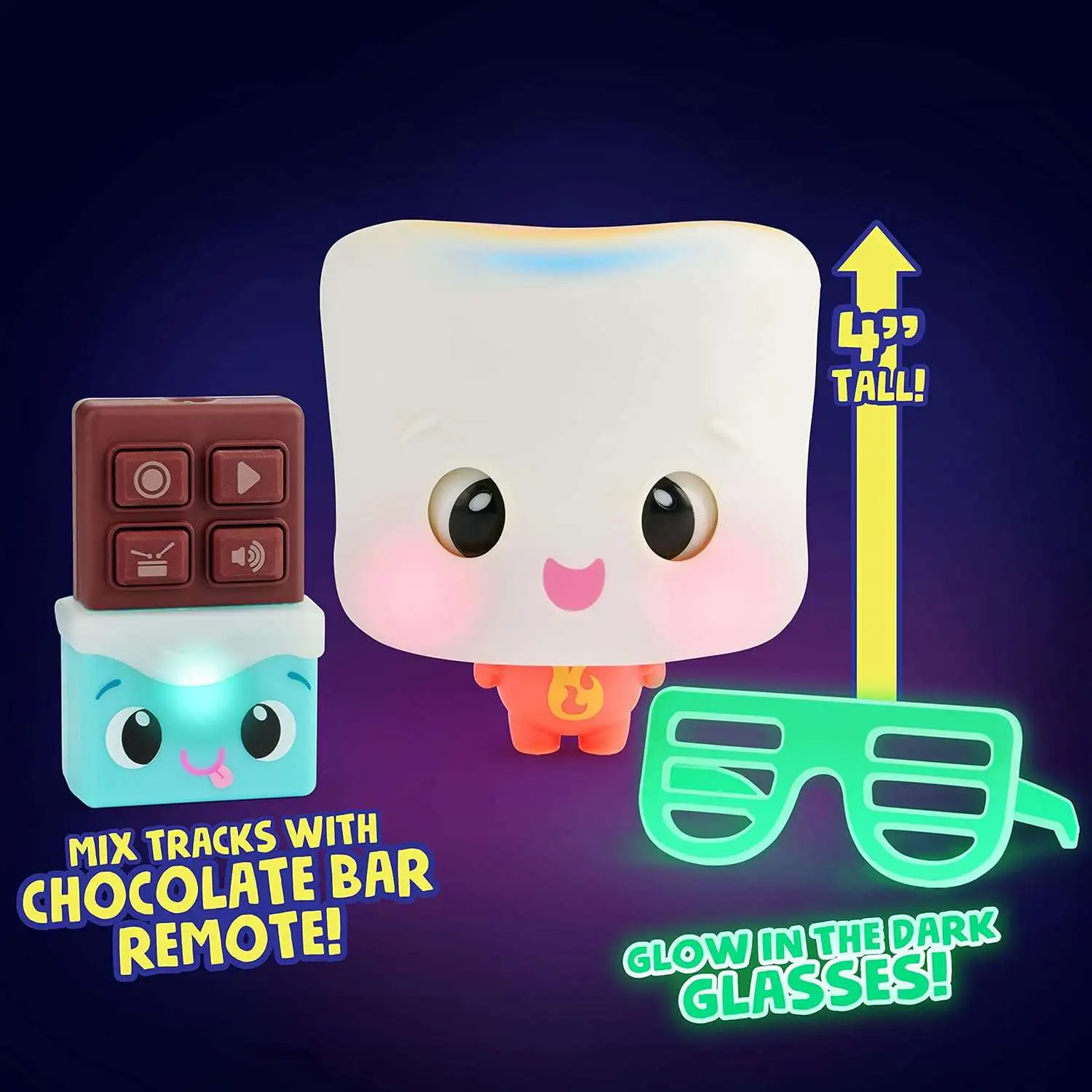 My Squishy Little DJ Mel Mix-A-Lot Figure Lights Sounds WowWee - ToyWiz