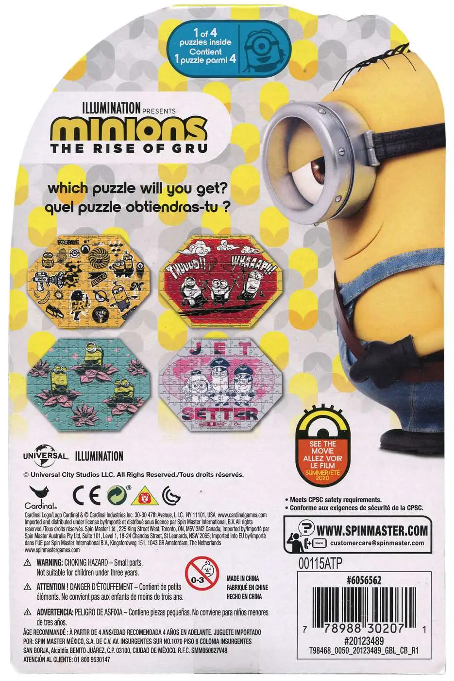 Despicable Me Minions The Rise of Gru 100 Piece Jigsaw Puzzle Travel ...