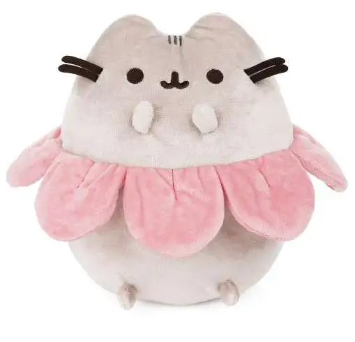 Pusheen Pink Flowers Petels 9.5 Plush Gund - ToyWiz