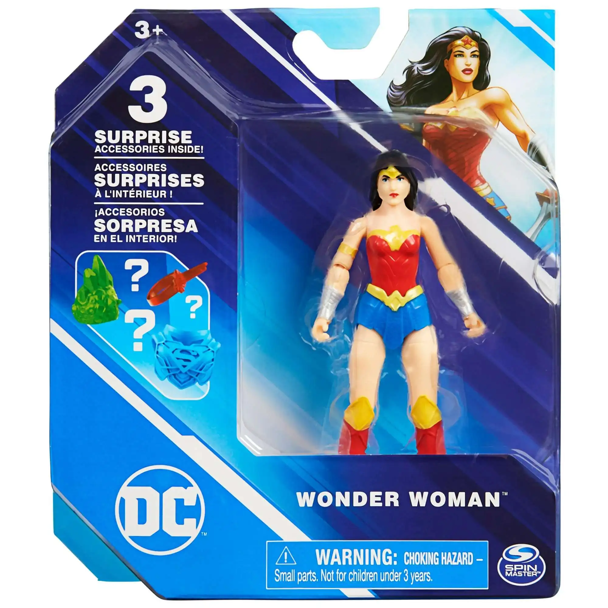 DC Wonder Woman Action Figure 3 Surprises Spin Master - ToyWiz