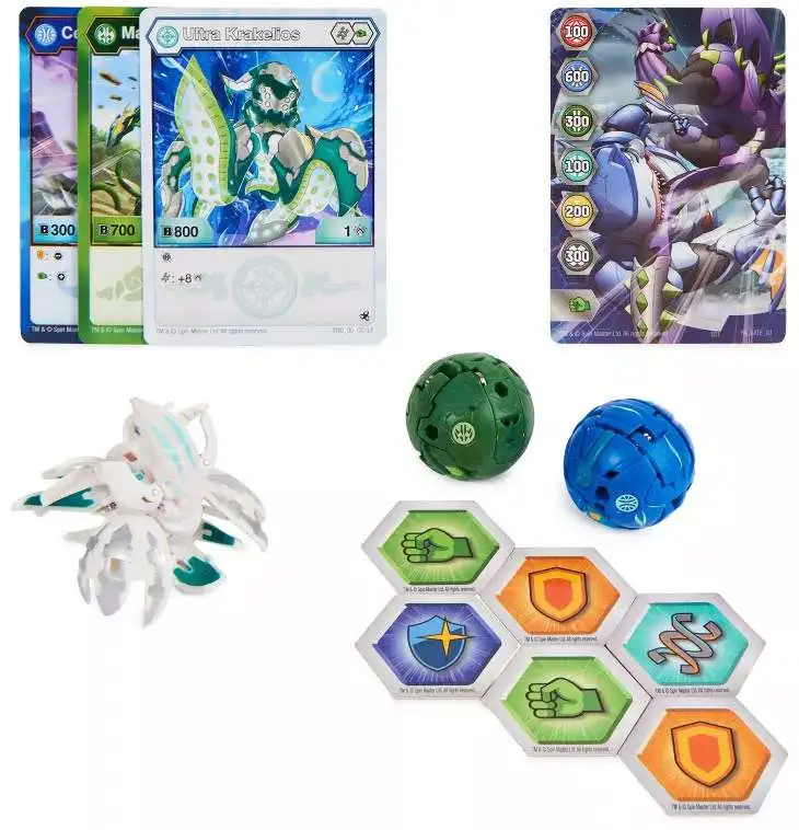Bakugan Legends Krakelios Ultra, Centipod Maxodon 3-Figure Starter Pack Spin Master - ToyWiz