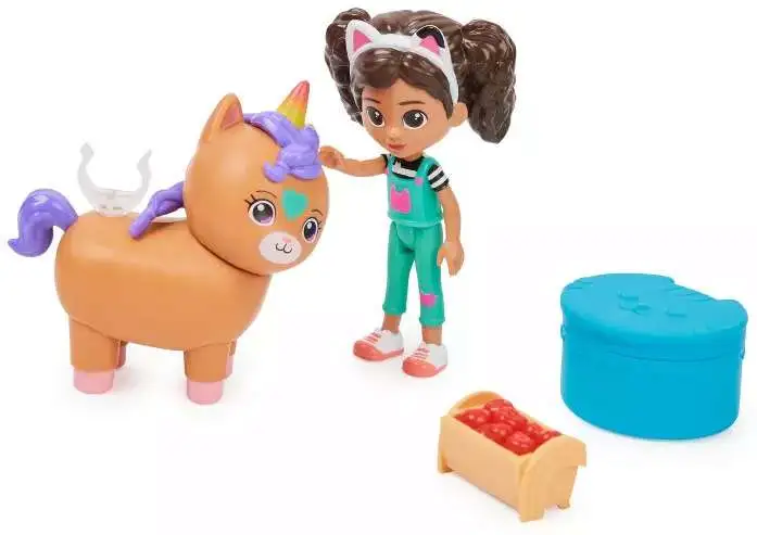 Gabbys Dollhouse Gabby Girl Kico the Kittycorn Figure Set Spin Master ...