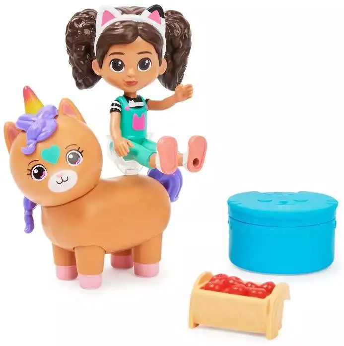 Gabbys Dollhouse Gabby Girl Kico the Kittycorn Figure Set Spin Master ...
