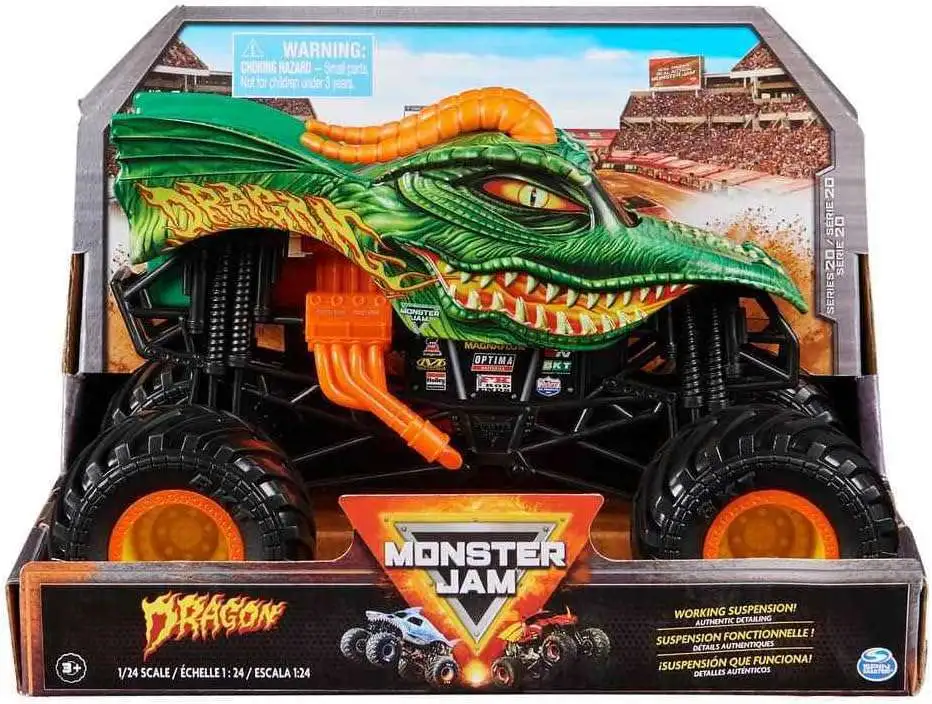 Monster Jam True Metal Dragon 124 Diecast Car Spin Master Toys - ToyWiz