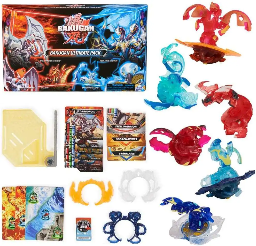 Bakugan Bakugan Ultimate Pack Figure 6-Pack 3 Special Attack, 1 ...