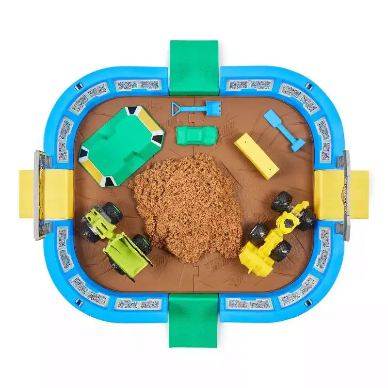 Monster Jam Monster Dirt Arena Exclusive Playset Includes Dirt Squad ...