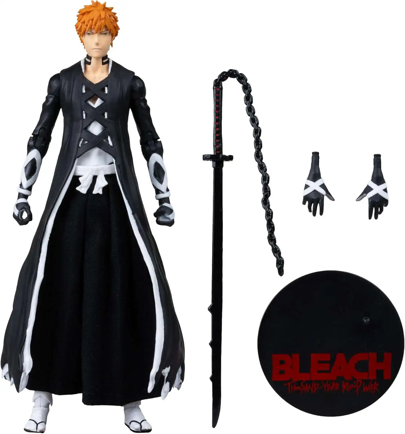 McFarlane Toys Bleach Thousand Year War Ichigo Kurosaki 7 Action Figure ...