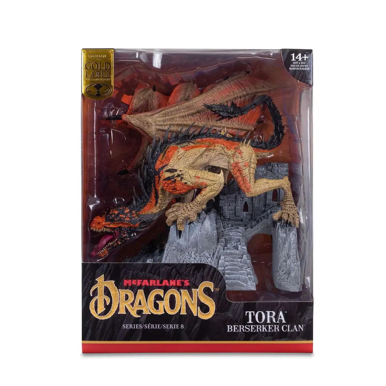 McFarlane Toys Dragons Gold Label Collection Tora Berserker Clan ...