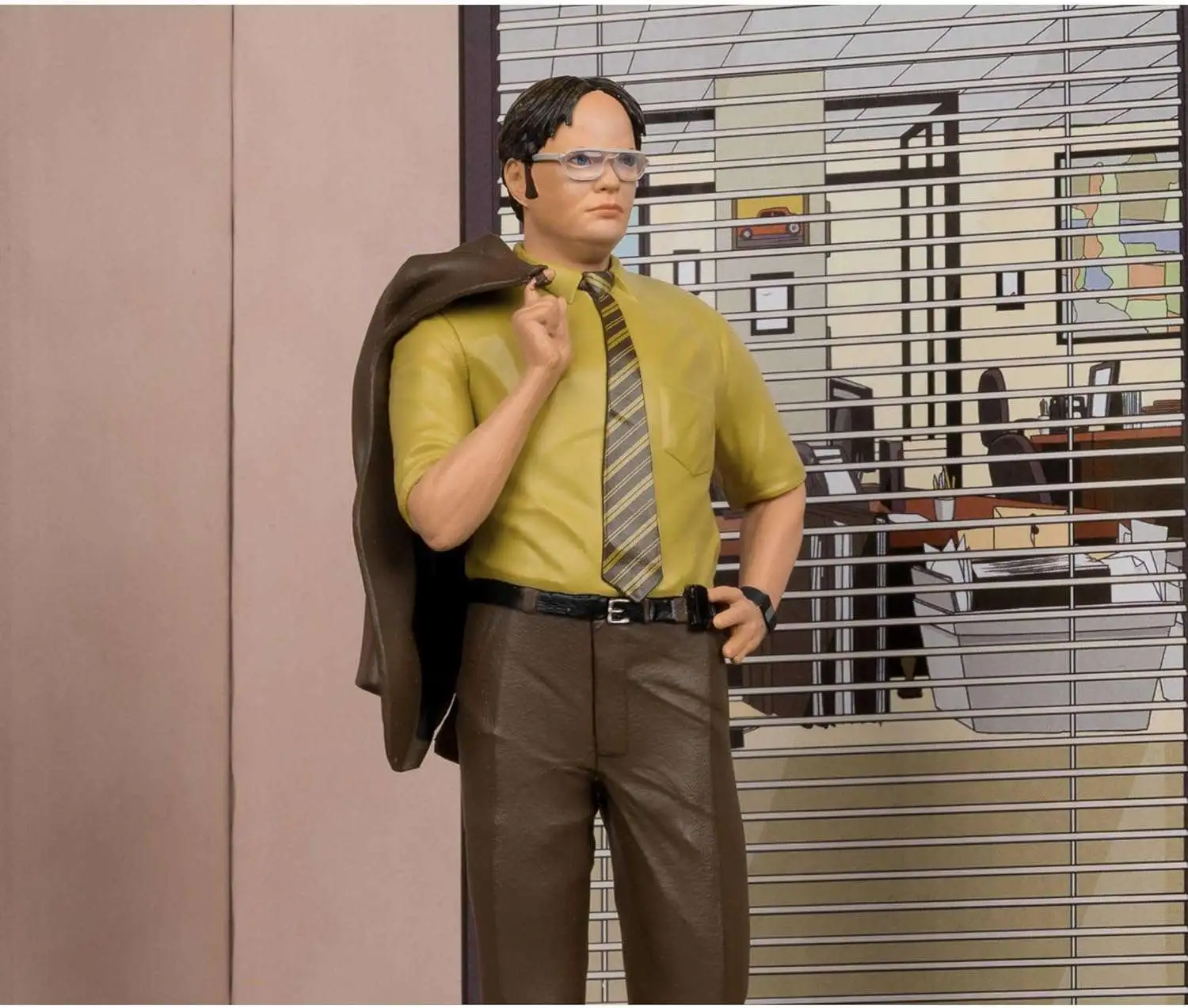 McFarlane Toys The Office Movie Maniacs Dwight Schrute Posed Figure ...