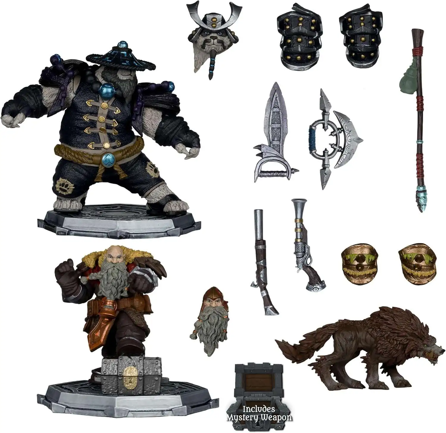 McFarlane Toys World of Warcraft Gold Label Collection Dwarf Hunter ...