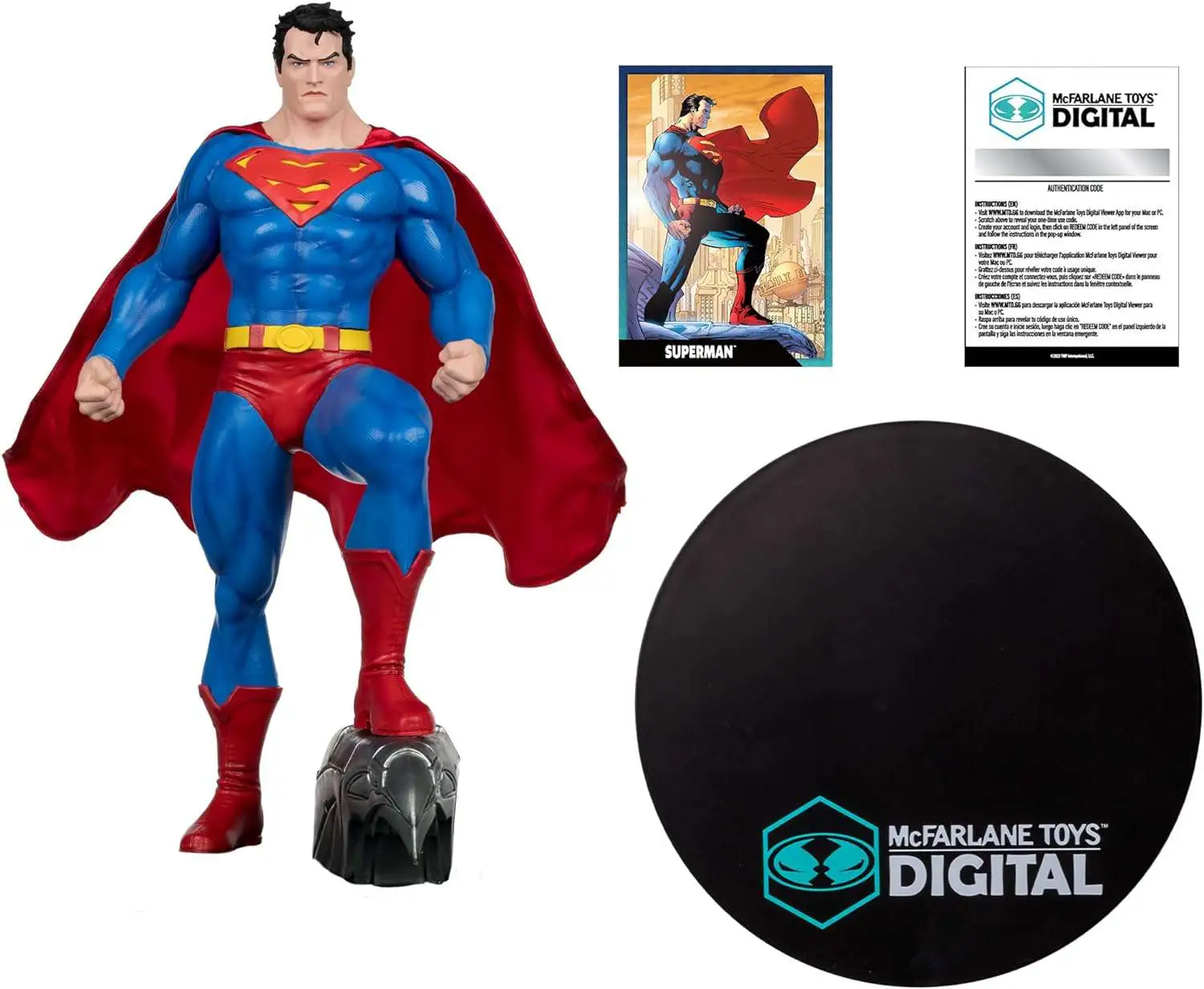 McFarlane Toys DC Direct Superman 12 Statue Jim Lee, Digital ...