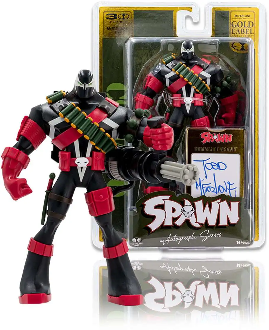 McFarlane Toys Spawn 30th Anniversary Gold Label Collection AUTOGRAPH ...