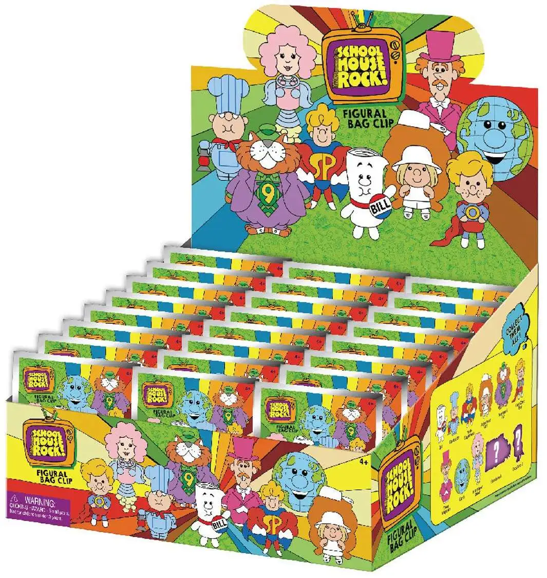 School House Rock 3D Figural Foam Bag Clip Series 1 School House Rock ...