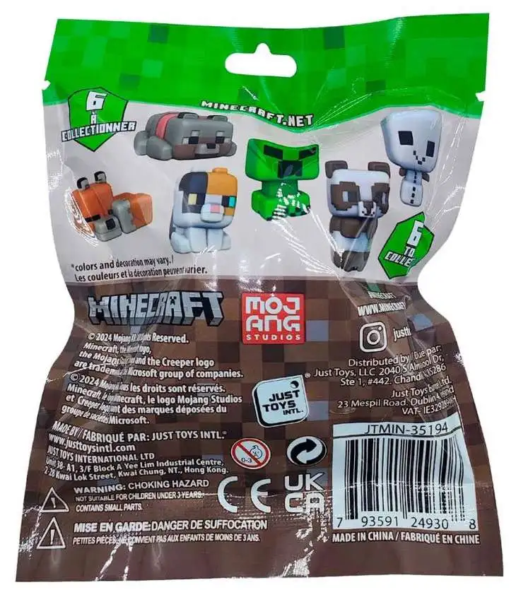 Minecraft Squishme Series 5 Mystery Pack Just Toys - ToyWiz