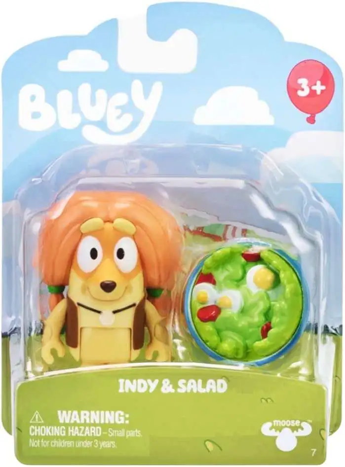 Bluey Indy Salad 3 Mini Figure Moose Toys - ToyWiz