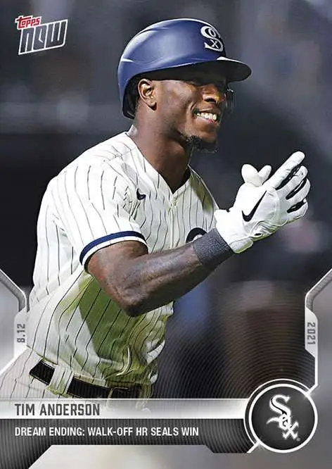 MLB Topps Now 2021 Single Card Tim Anderson Exclusive 654 - ToyWiz