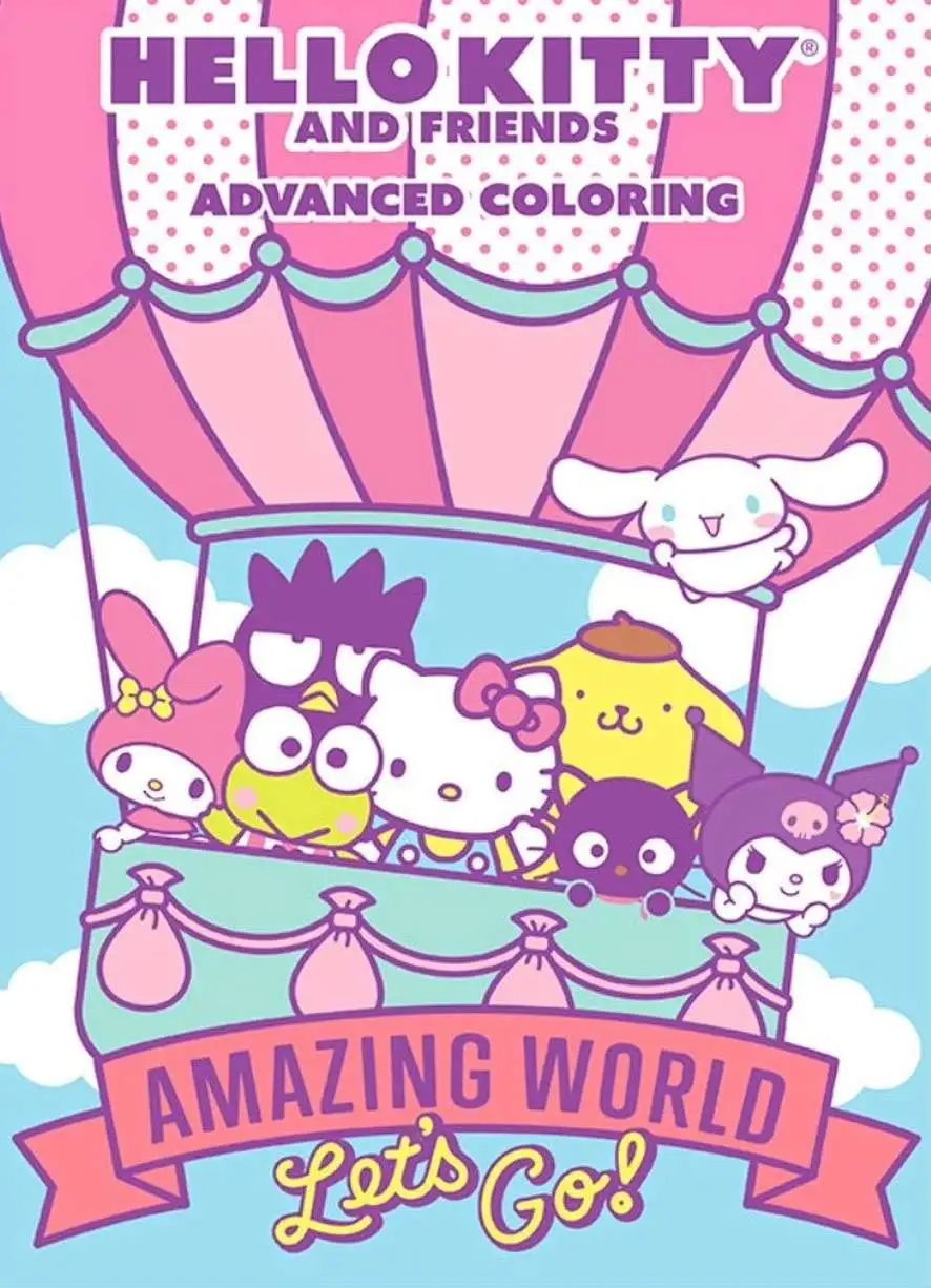 Sanrio Hello Kitty Friends Amazing World Lets Go Coloring Book Bendon ...