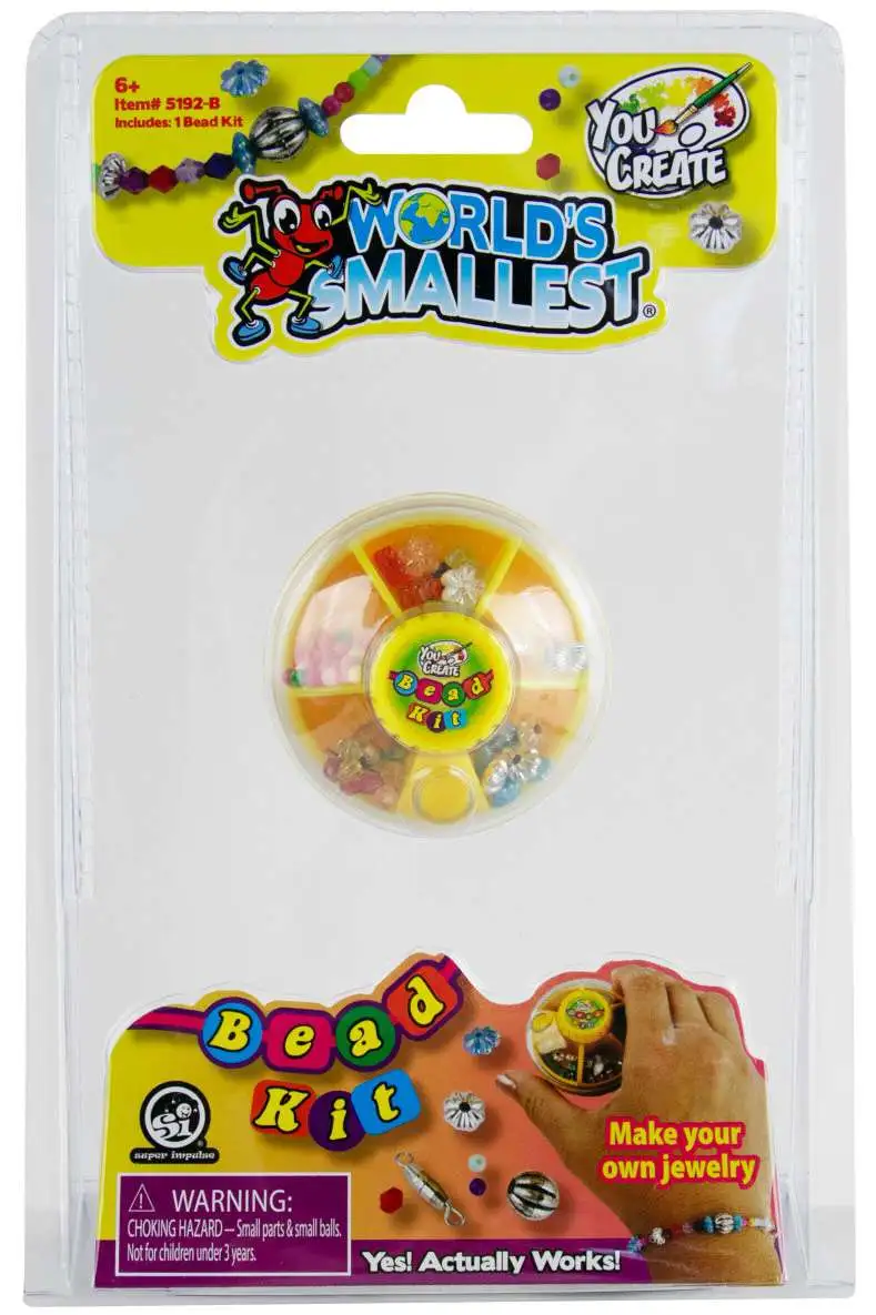 Worlds Smallest You Create Bead Kit Super Impulse - ToyWiz