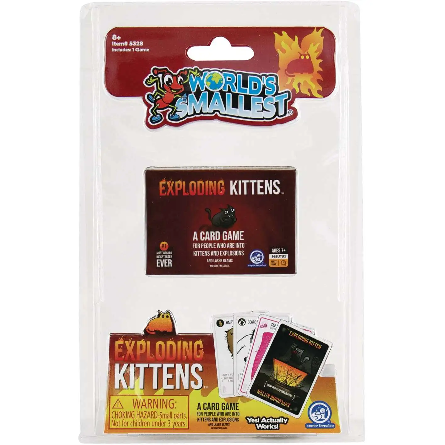 Worlds Smallest Exploding Kittens Game Super Impulse - ToyWiz