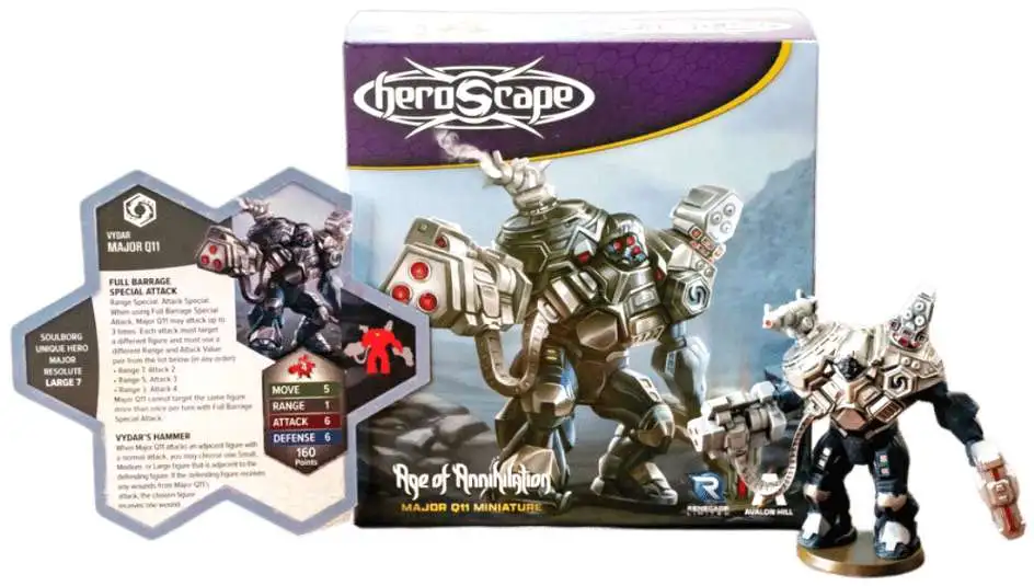 Heroscape Age of Annihilation Major Q11 Miniature Renegade Game Studios ...