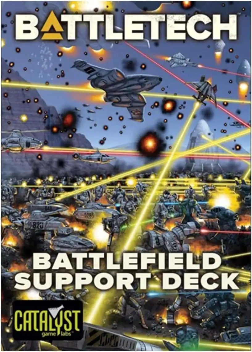BattleTech Battlefield Support Card Deck Catalyst Game Labs - ToyWiz