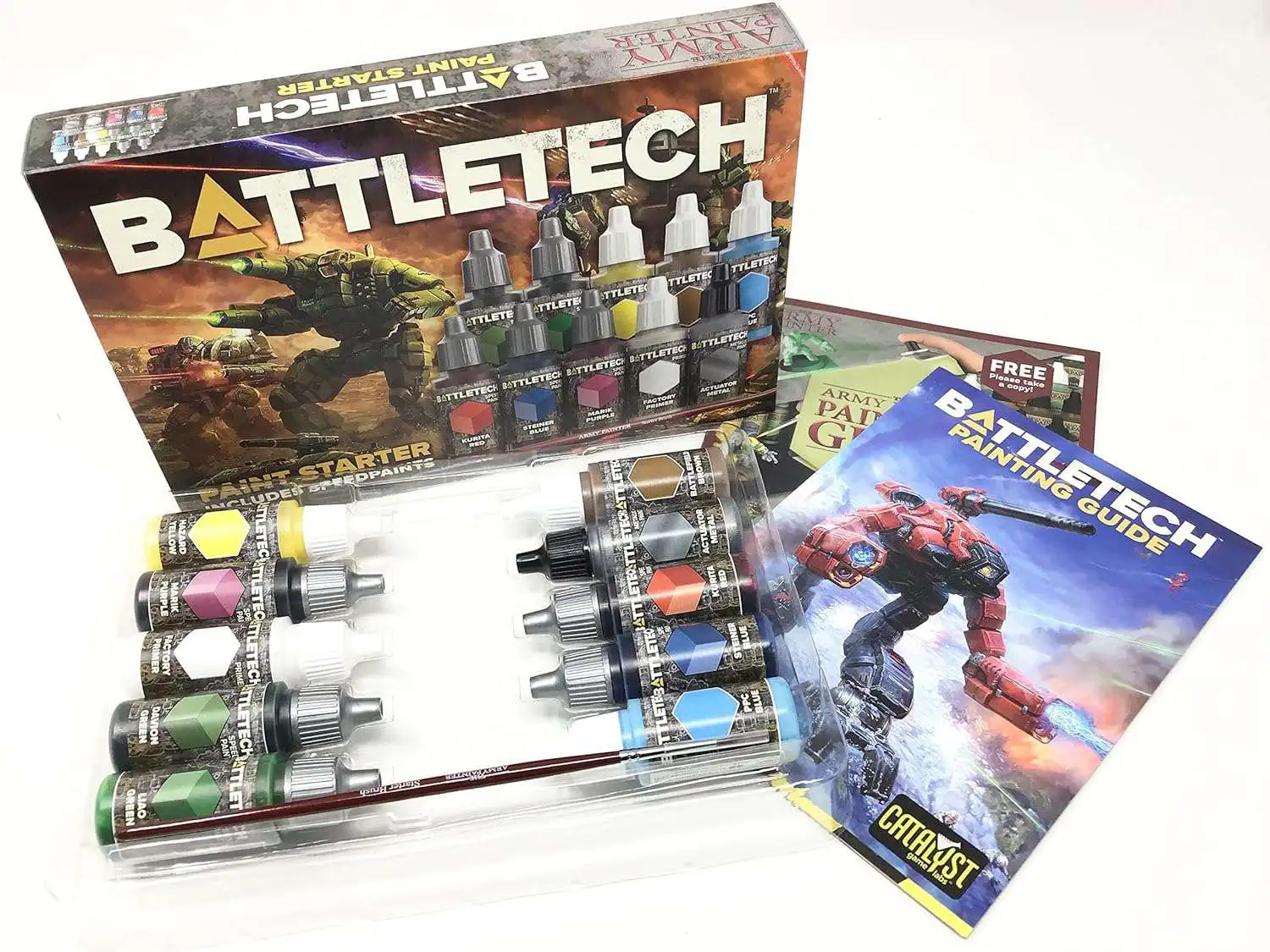 BattleTech The Army Painter Paint Starter Paint Set Includes ...