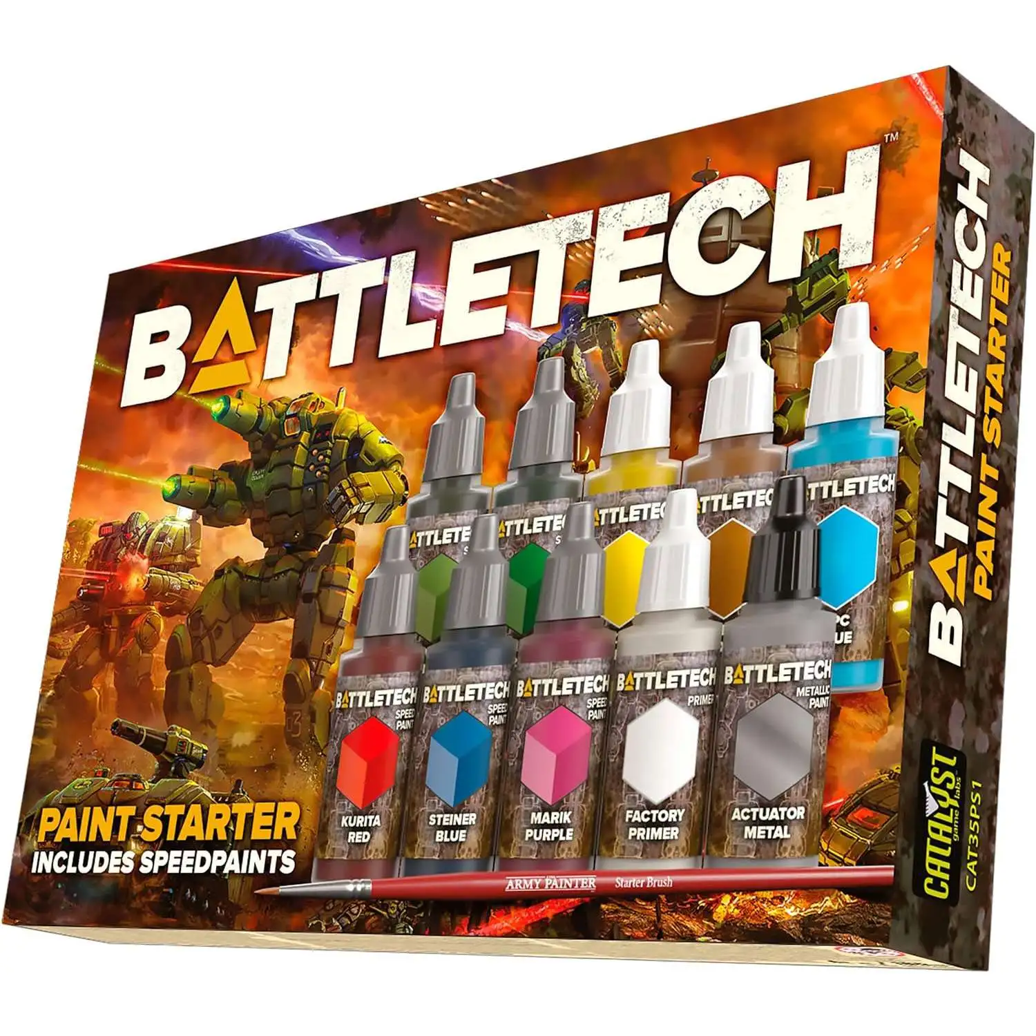 BattleTech The Army Painter Paint Starter Paint Set Includes ...
