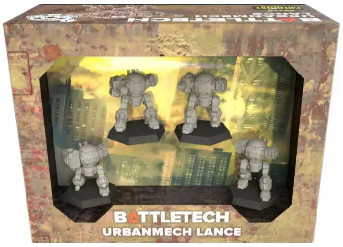 BattleTech Forcepack Urbanmech Lance Miniature Set 35776 Catalyst Game ...