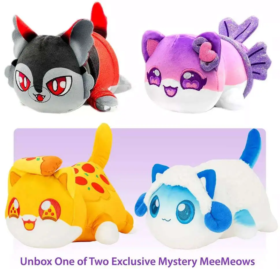 Aphmau MeeMeows Series 2 Sparkle Collection 6 Plush 3-Pack Includes 1 ...