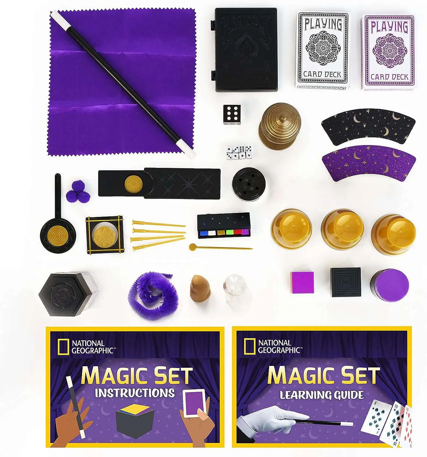 National Geographic Mega Magic Set 75 magic Tricks Blue Marble - ToyWiz