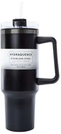 Hydraquench Hydraquench Tumbler with Handle Black 1616 Holdings Inc ...
