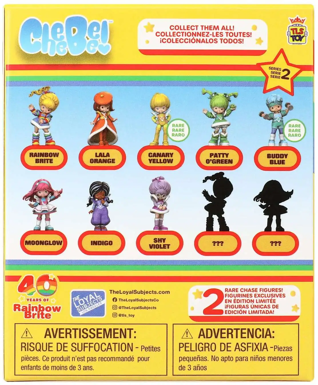 Rainbow Brite CheeBee Series 2 40th Anniversary Rainbow Brite 1.5 PVC ...