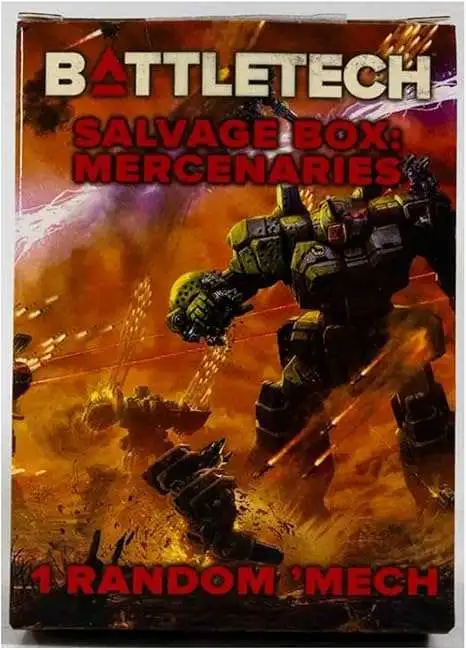 BattleTech Salvage Box Mercenaries Mystery Pack 1 RANDOM Mech Miniature ...