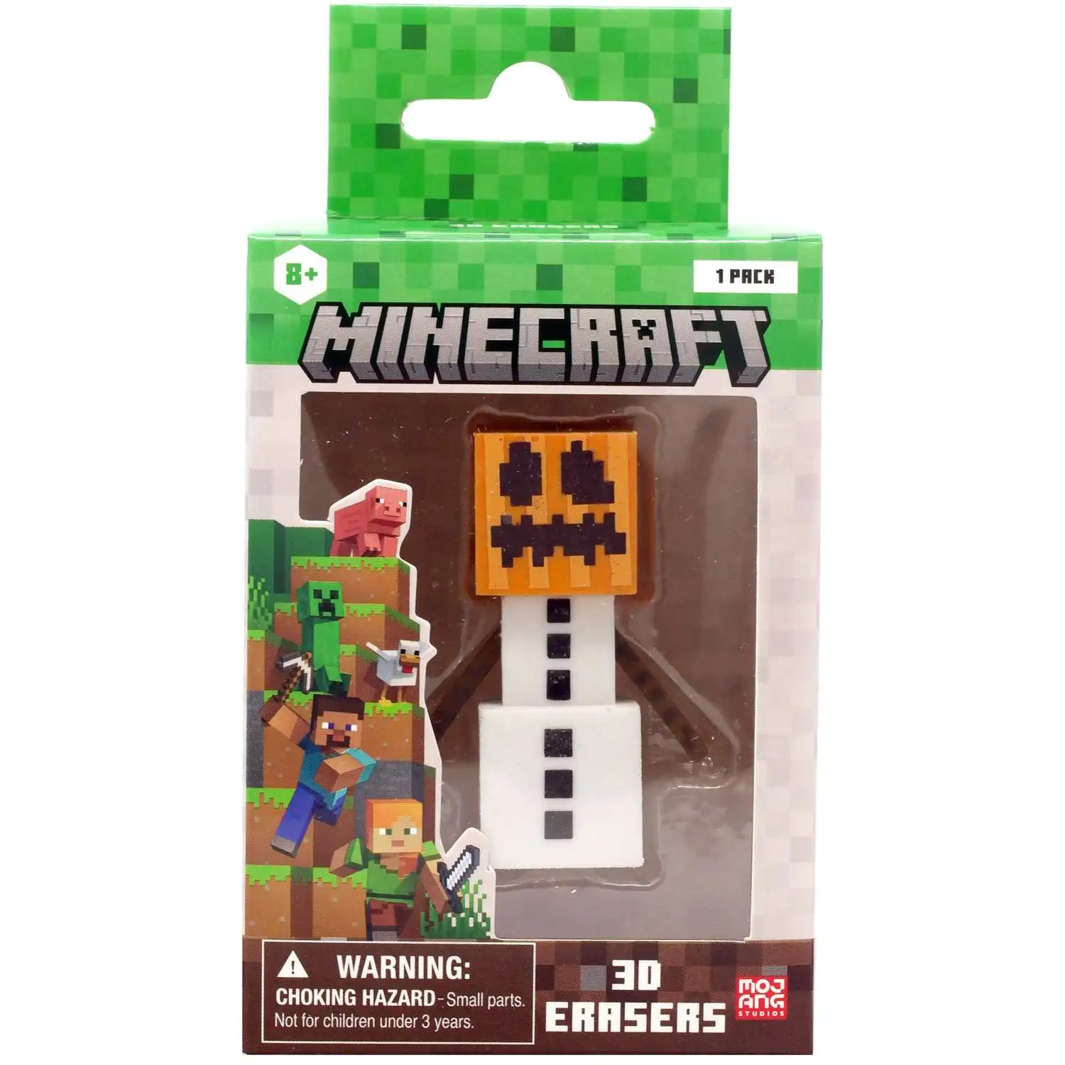 Minecraft Snow Golem 2.25 3D Eraser PMI - ToyWiz
